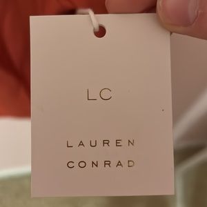 LC Lauren Conrad | Tops | Nwt Lauren Conrad Embroidered Coral Square ...